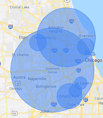 Plumbing and Sewer Service Areas - Suburban Plumbing Experts